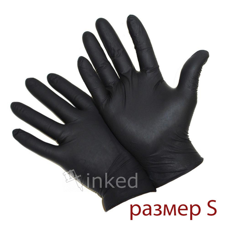 Перчатки S (чёрные, пара) купить в Украине, ТАТУ магазин Inked (Киев)